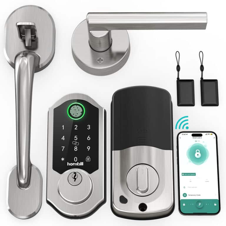 Fingerprint Scanner Door Lock Secure Keyless and Convenient | Hornbill ...