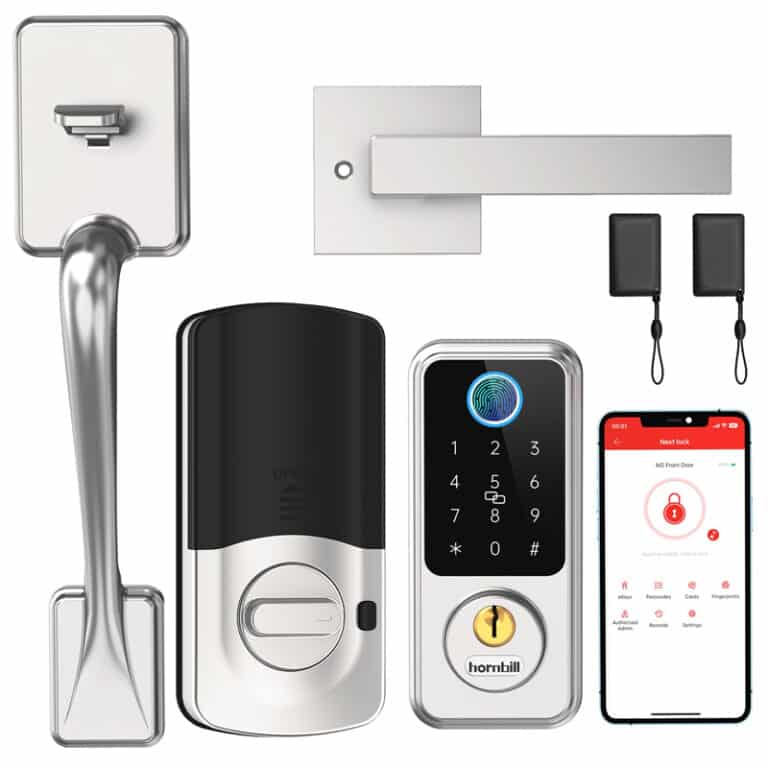 Fingerprint Scanner Door Lock Secure Keyless and Convenient | Hornbill ...