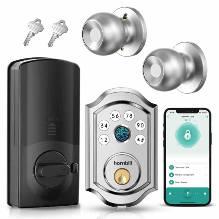 Smart Lock Door Handle Keyless Entry with Auto-Lock and Easy Setup ...