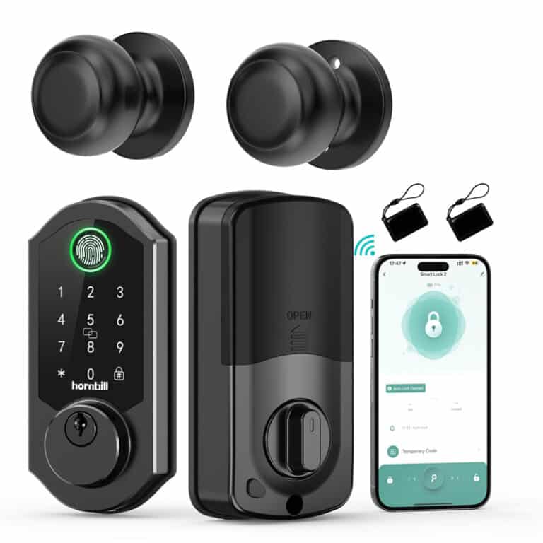 Wifi Door Lock Remote App Control for Secure Home Access | Hornbill ...