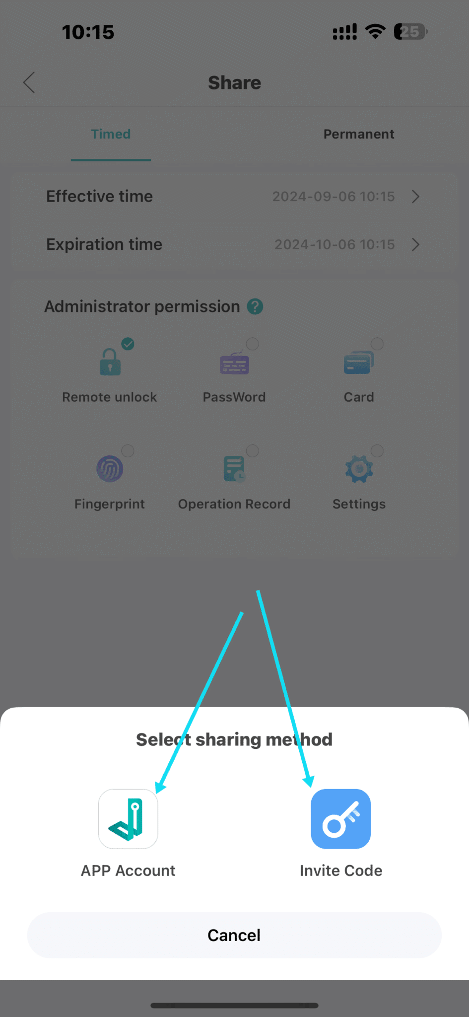 How to Share the Smart Locks with Others